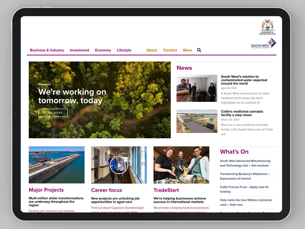 South West Development Commission - thebox